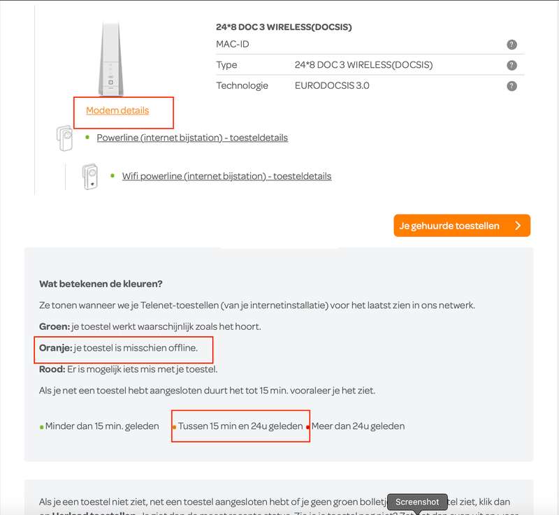 Opgelost: Status modem geeft altijd oranje - De Netweters